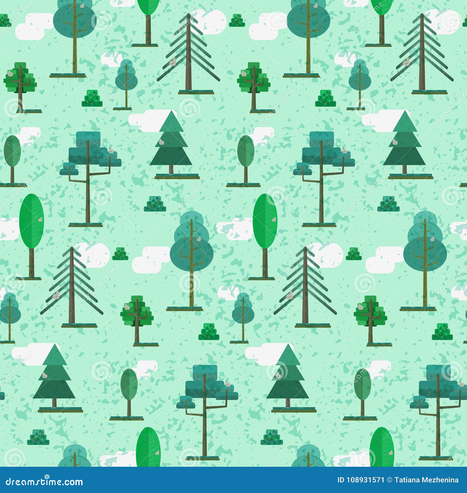 Flat Textured Illustration - Human Heart With Green Folliage, Concept ...