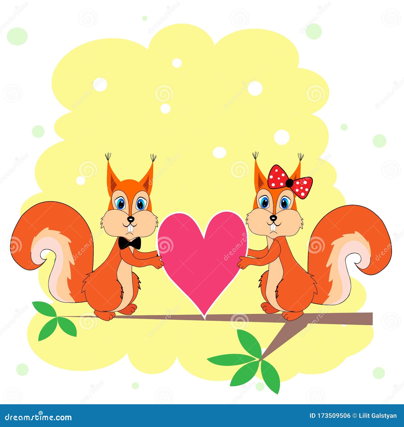 Cute Squirrel Illustration Vector Nursery Stock Vector - Illustration ...