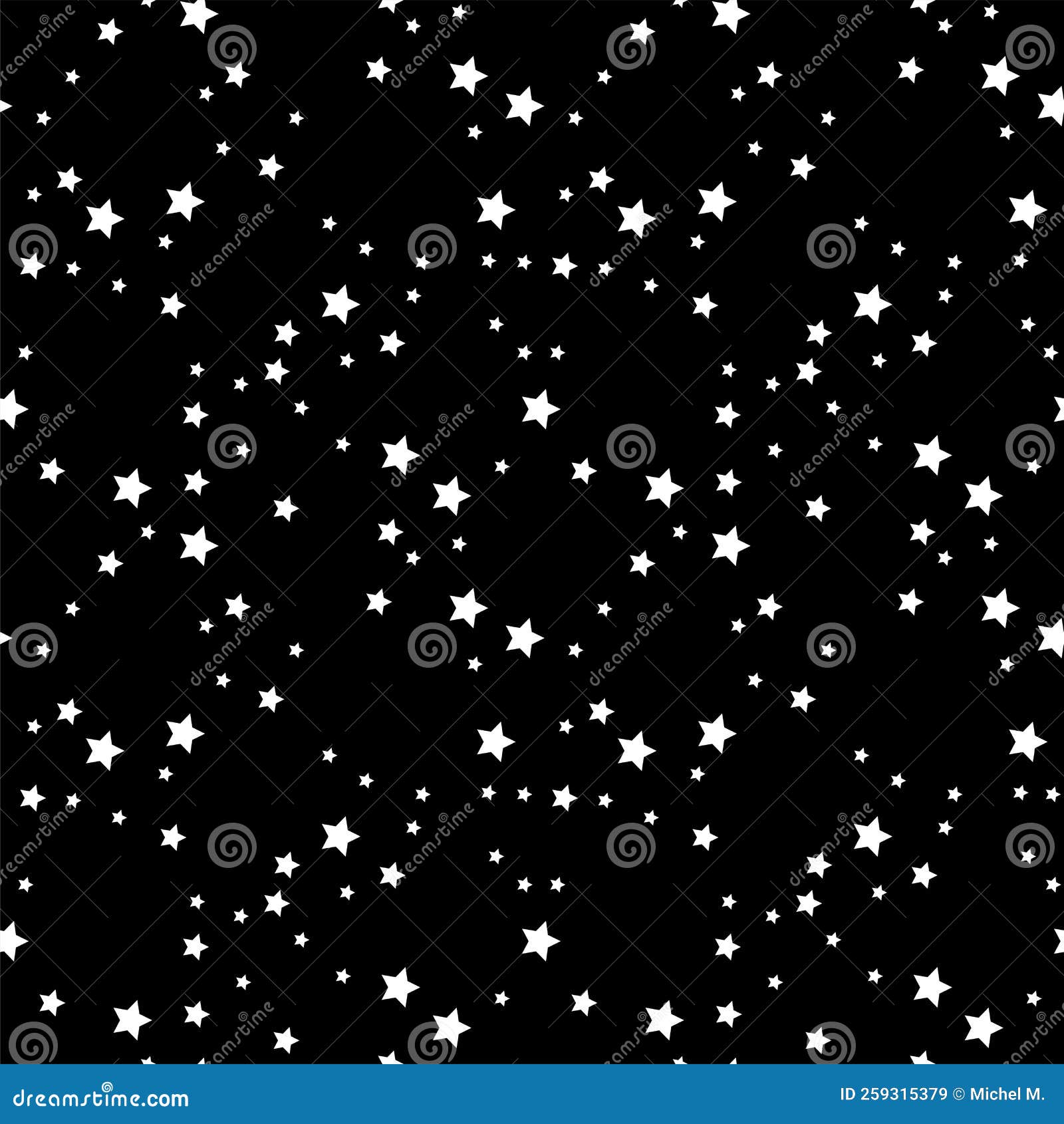 Cute Star Cartoon Vector Background Pattern Seamless Stock Illustration ...