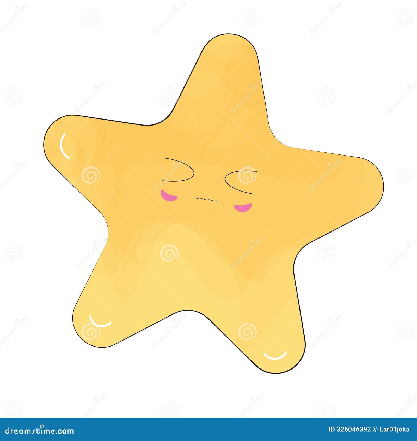Cute Star Character Cartoon Vector Stock Illustration - Illustration of ...