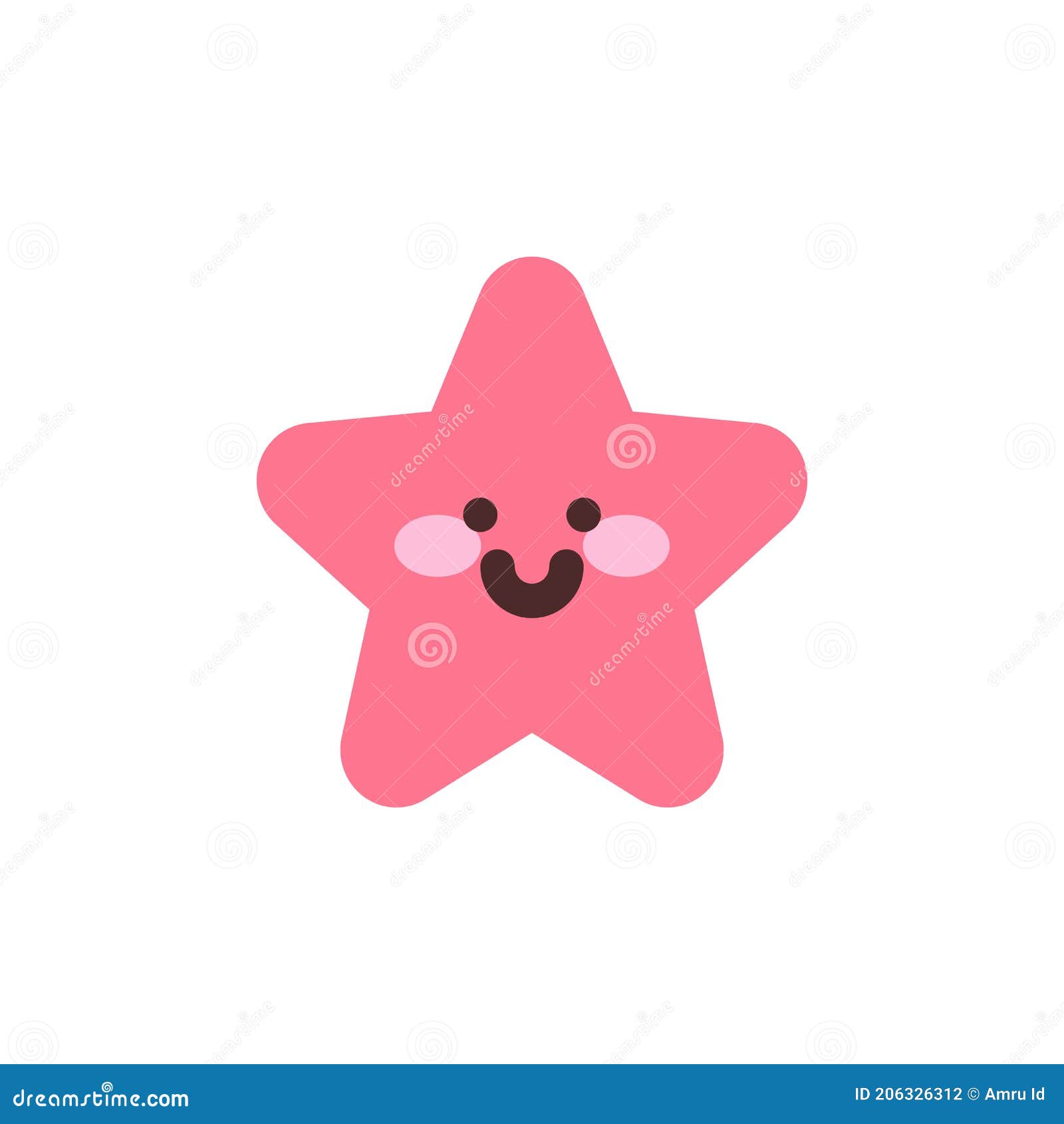 Cute Star Like Flat Icon, Logo, Vector Stock Vector - Illustration of ...