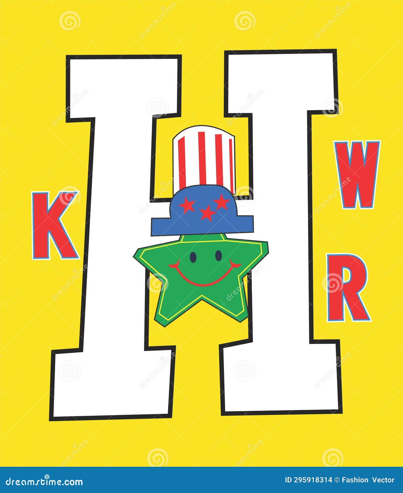 Cute Star Smile Print Vector Design Art Stock Vector - Illustration of ...