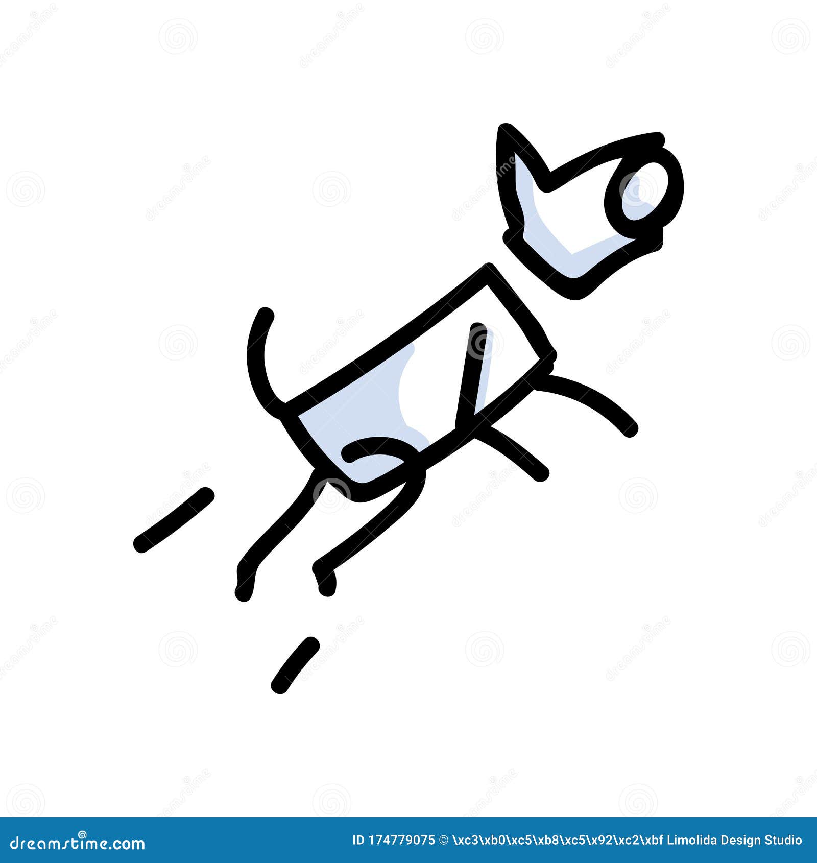 Cute Stick Figure Dog Catching Ball Vector Clipart. Bujo Bullet Journal ... Cute Stick Figure Dog Catching Ball Vector Clipart. Bujo Bullet Journal ...