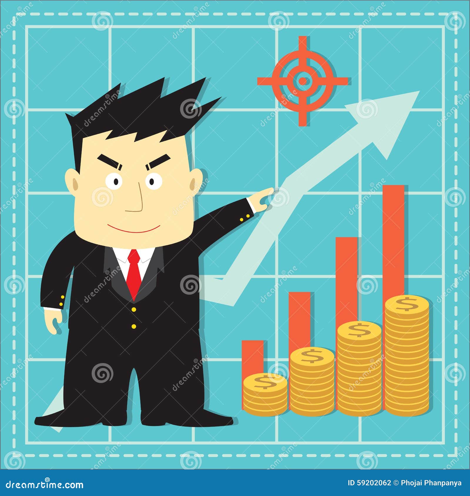 Cute Stock Market Investor Flat Cartoon Stock Vector - Illustration of ... Cute Stock Market Investor Flat Cartoon Stock Vector - Illustration of ...