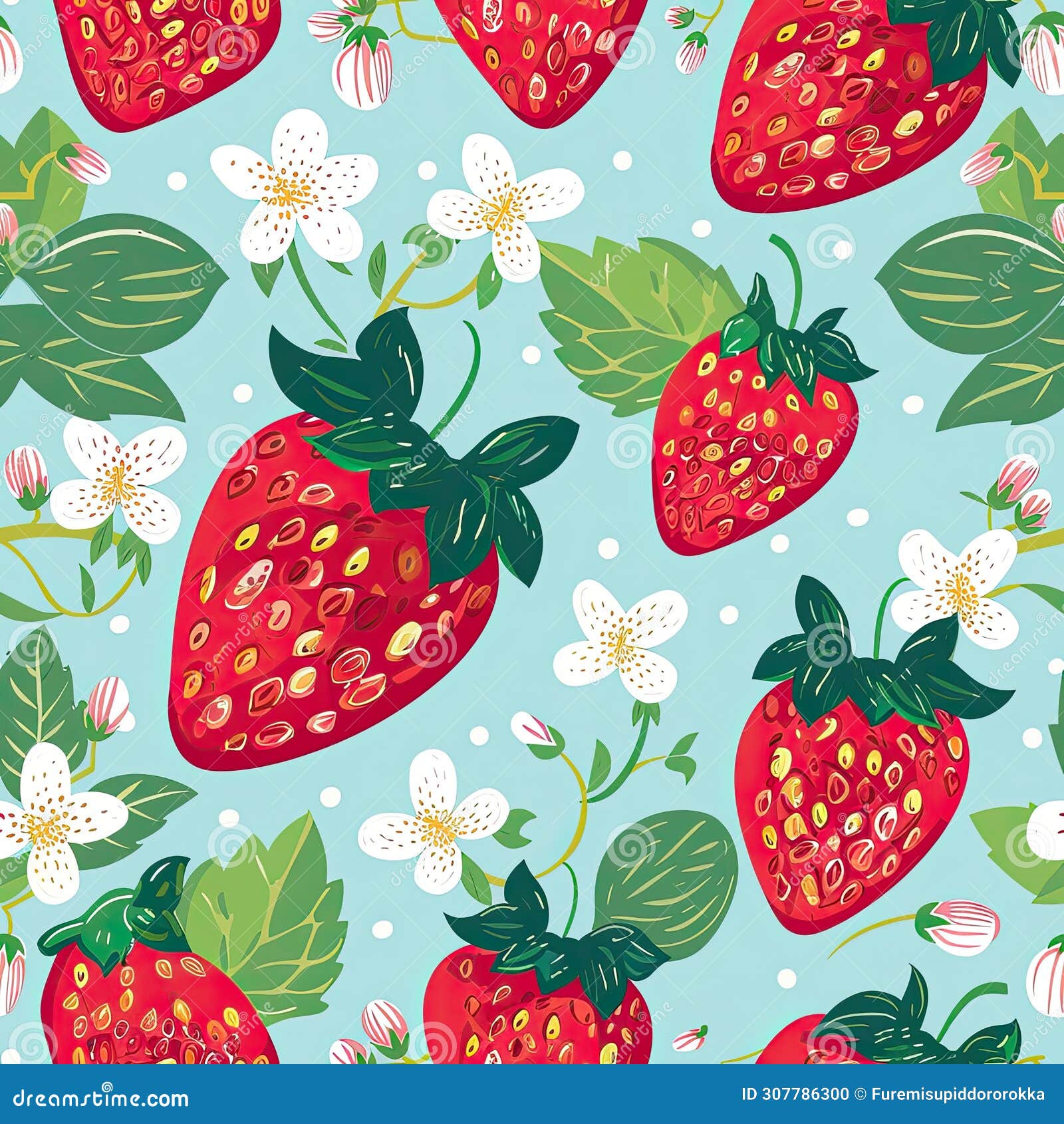 Cute Strawberry Background Strawberry Pattern Vibrant Strawberry ...