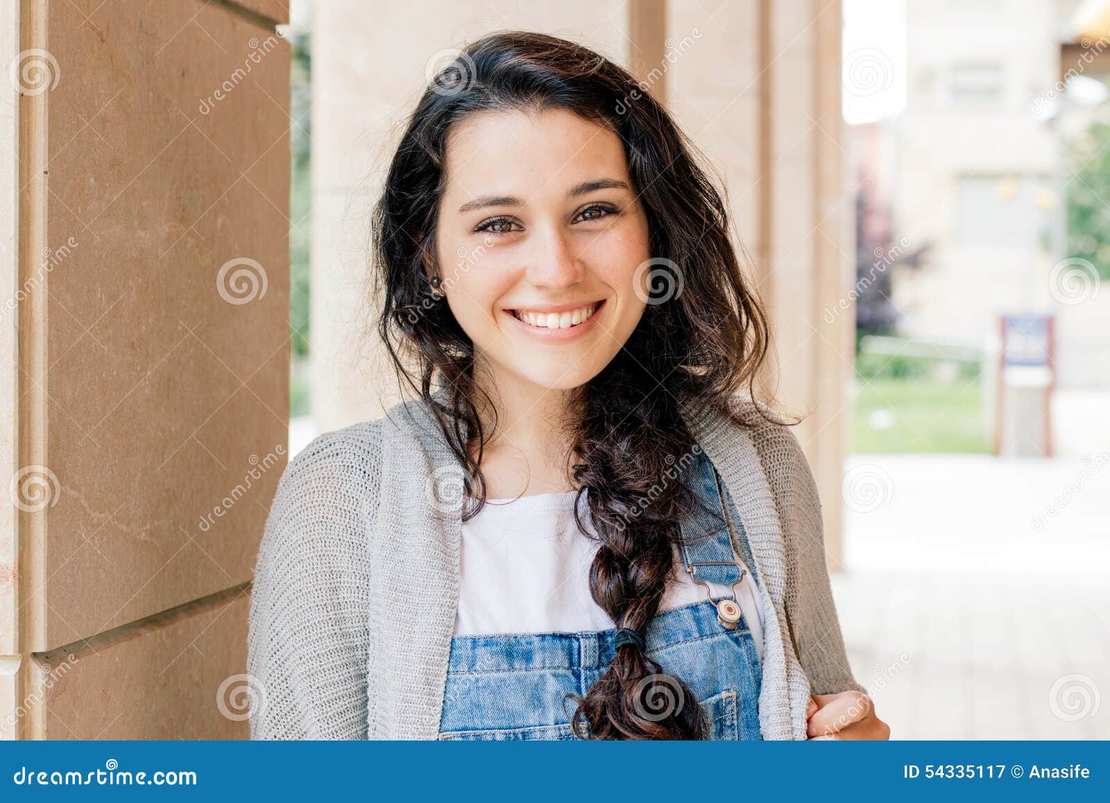 Cute Student Girl Taking Notes Stock Photography | CartoonDealer.com ...