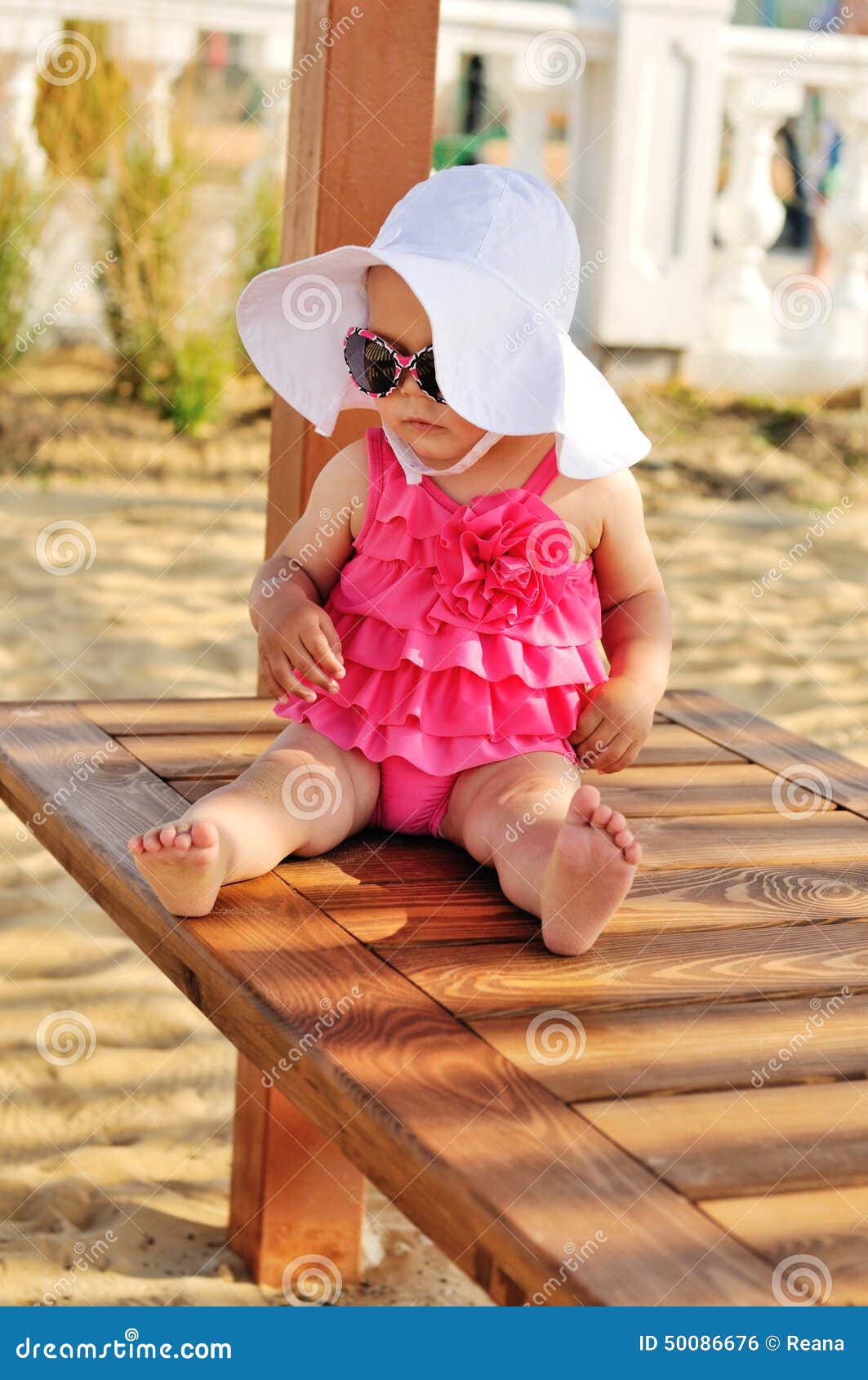Cute summer baby stock photo. Image of girl, people, look - 50086676