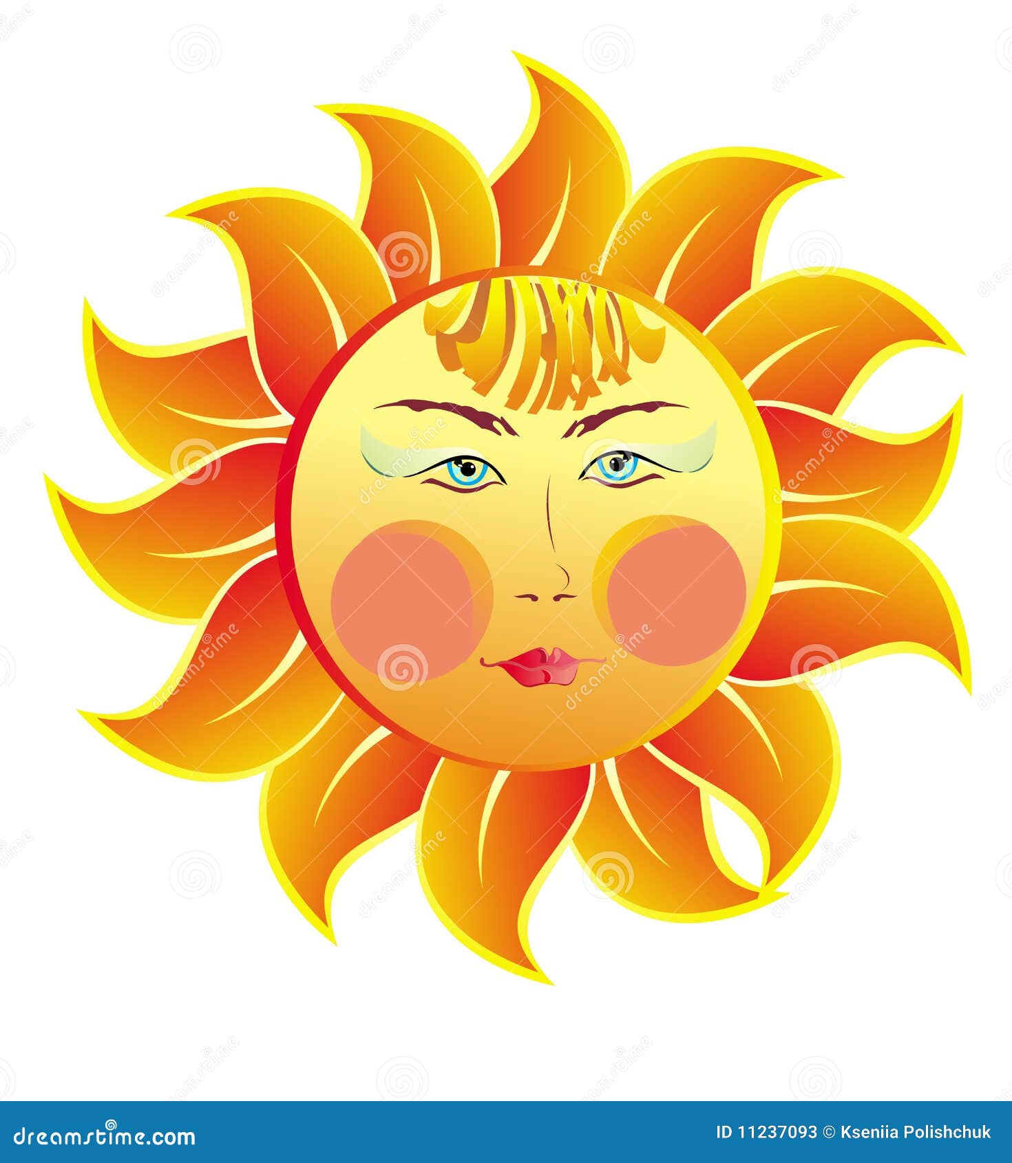 Cute sun stock vector. Illustration of element, vector - 11237093