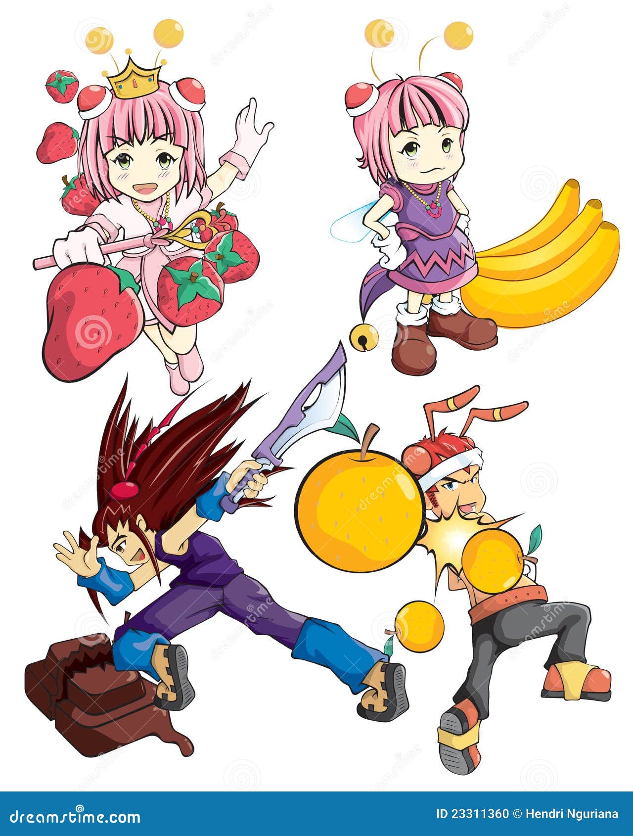 Cute Super Hero stock vector. Illustration of girl, cheerful - 23311360