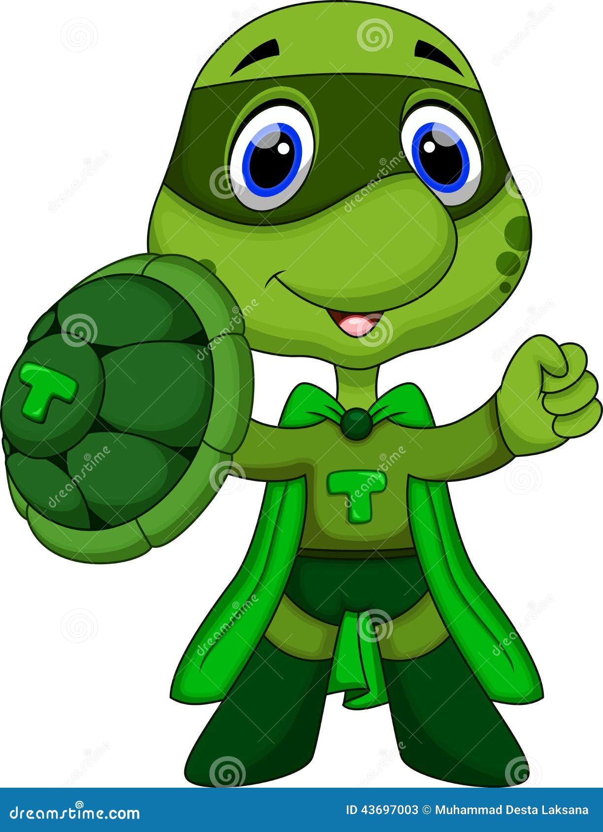 Cute super turtle cartoon stock illustration. Illustration of cute ...