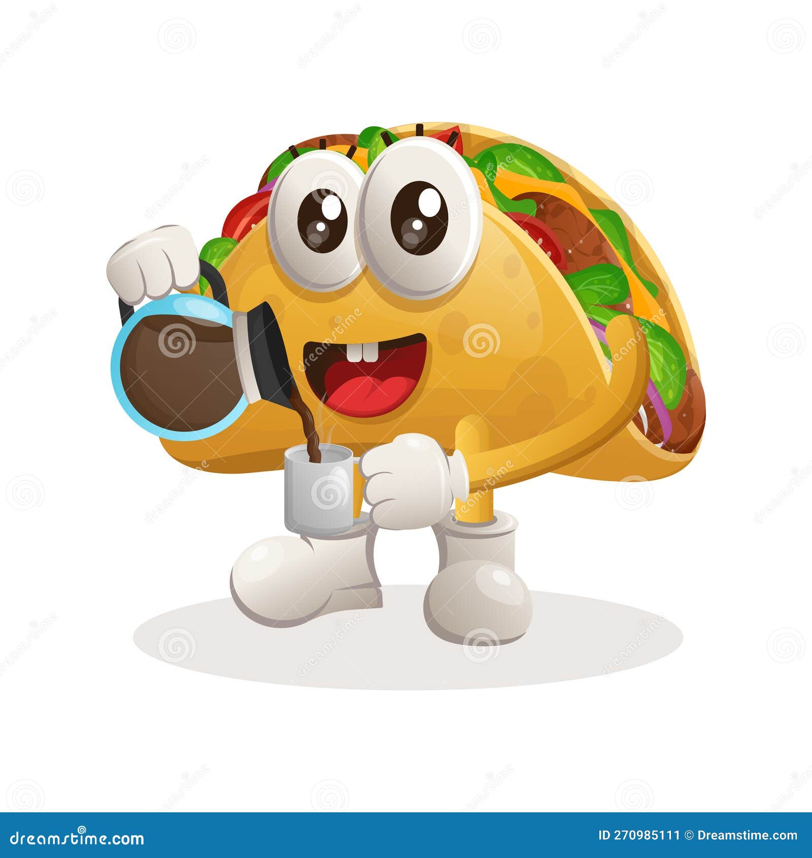 Cute Taco Cartoon Vector Design Wearing Mexico Hat | CartoonDealer.com ... Cute Taco Cartoon Vector Design Wearing Mexico Hat | CartoonDealer.com ...