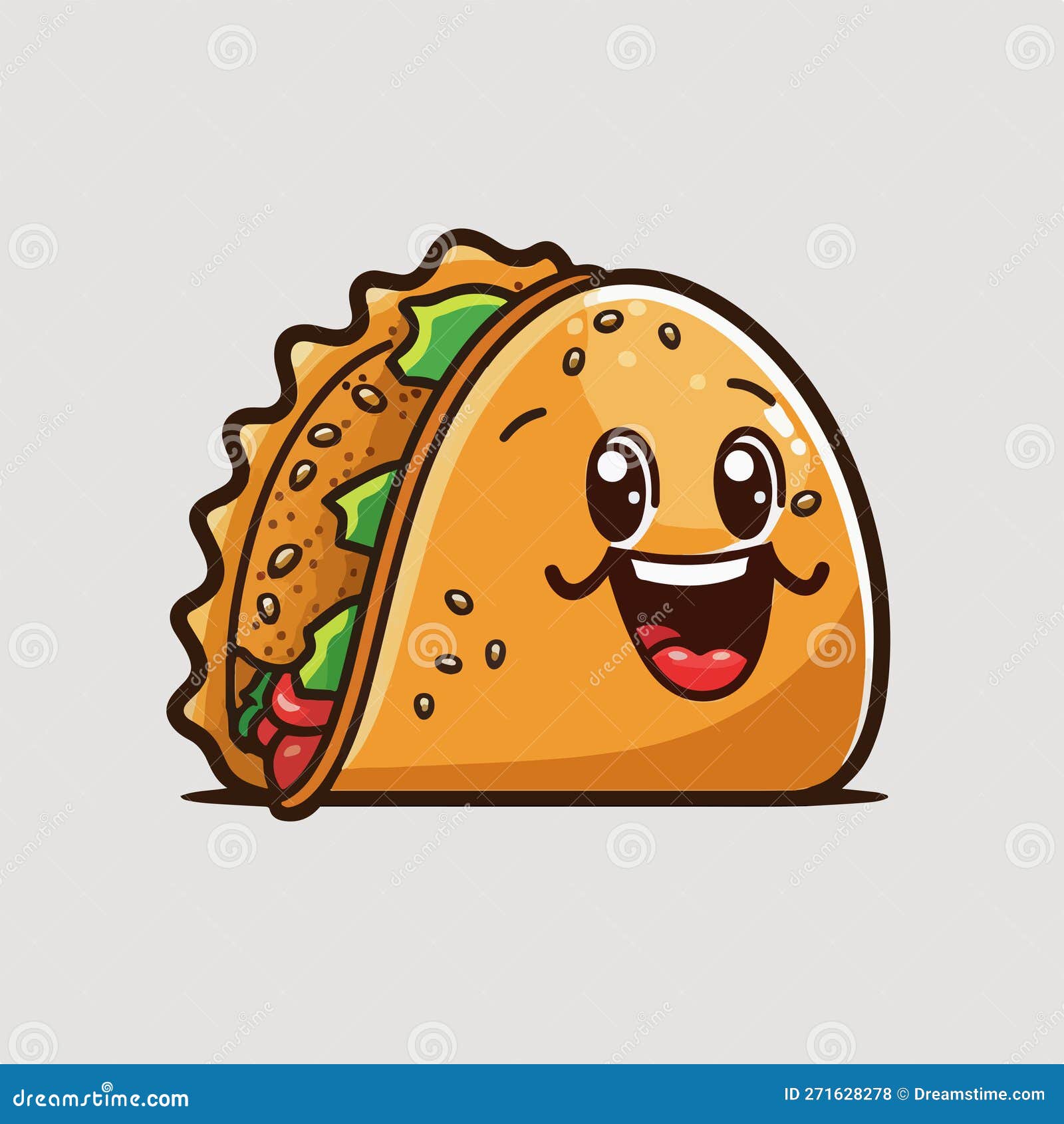 Cute Taco Cartoon Vector Design Wearing Mexico Hat | CartoonDealer.com ... Cute Taco Cartoon Vector Design Wearing Mexico Hat | CartoonDealer.com ...