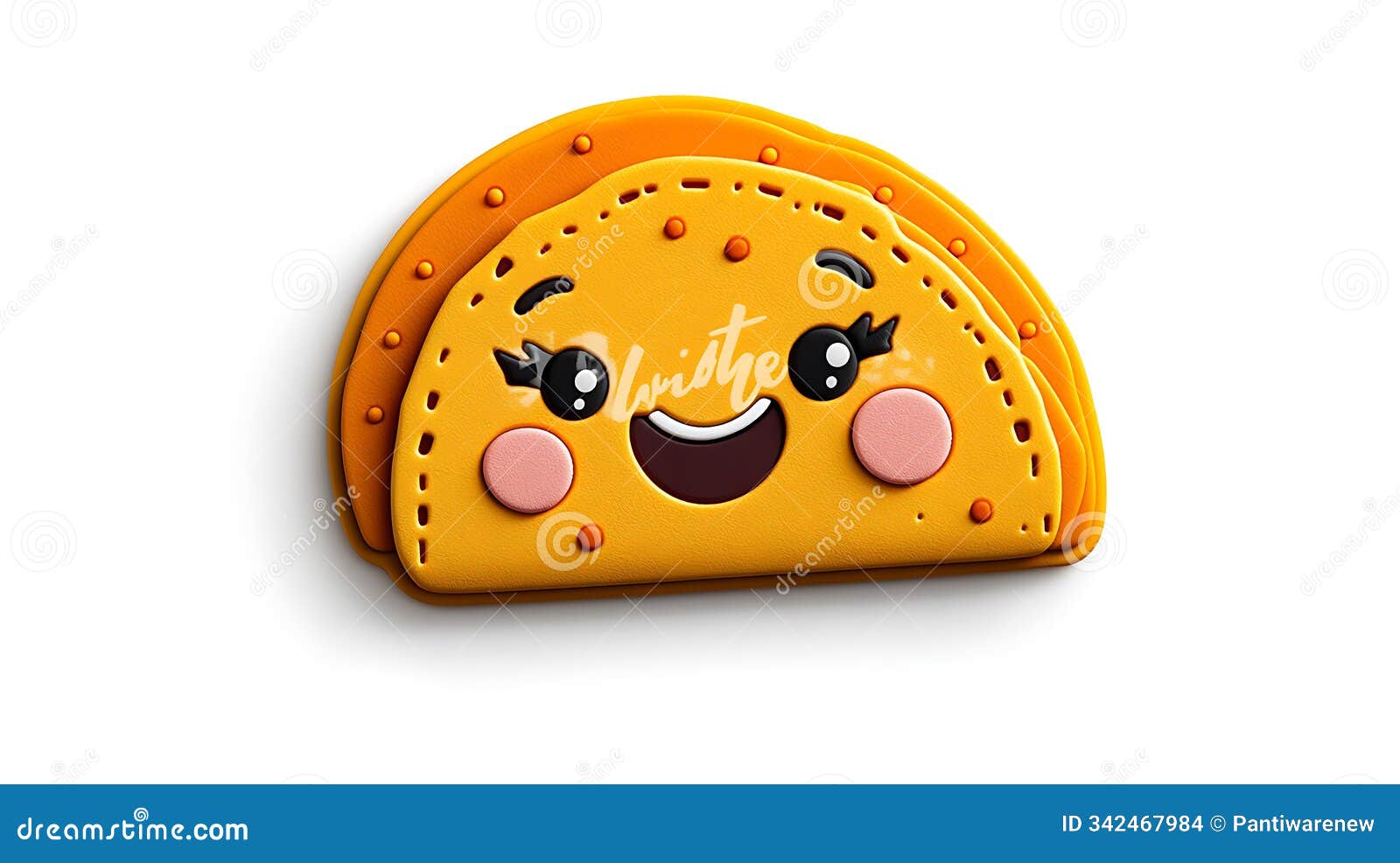 Cute Taco Cartoon Vector Design Wearing Mexico Hat | CartoonDealer.com ...