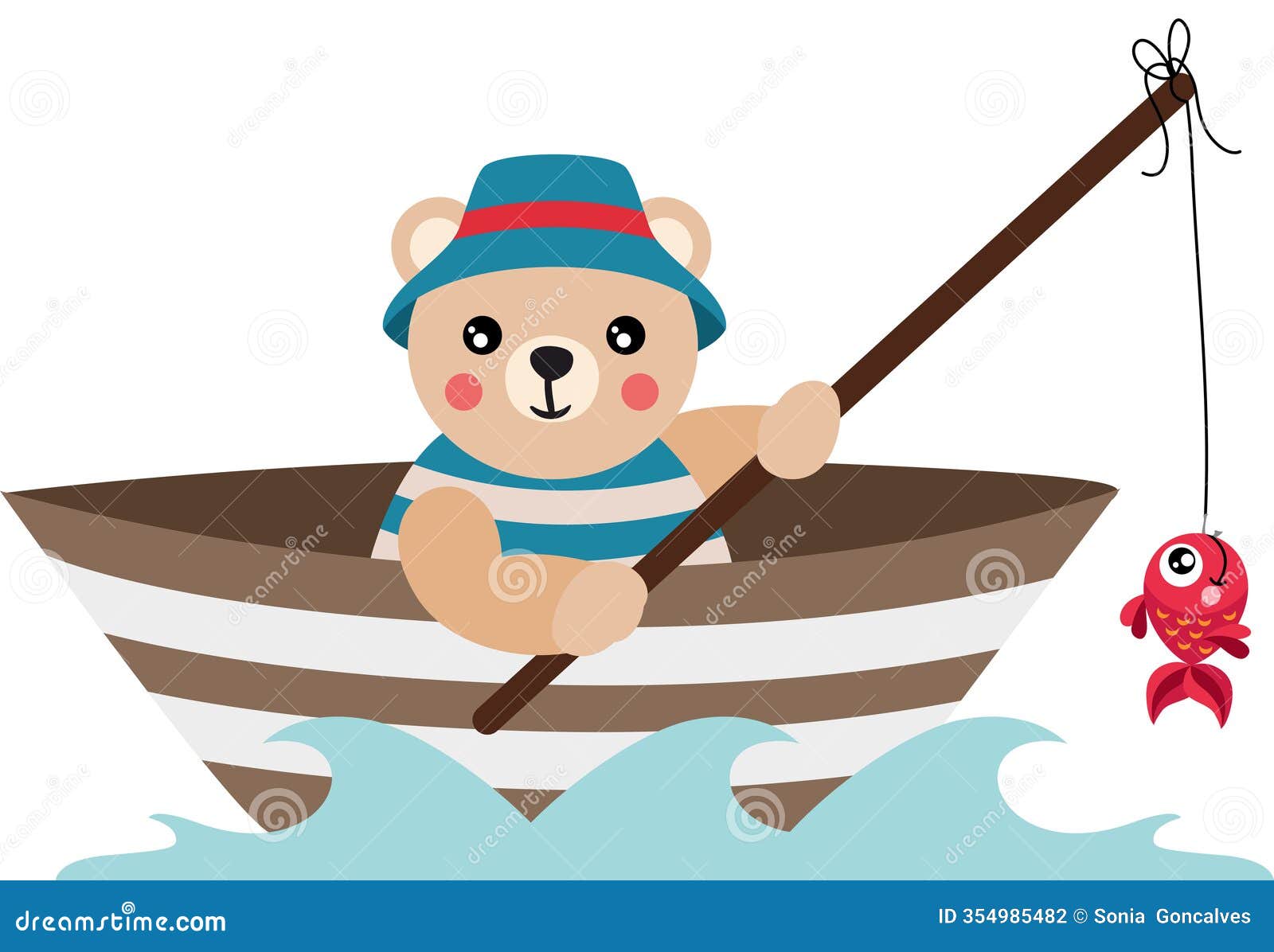 Bear Fishing In River: A Dynamic Scene Of A Grizzly Bear Catching A ...