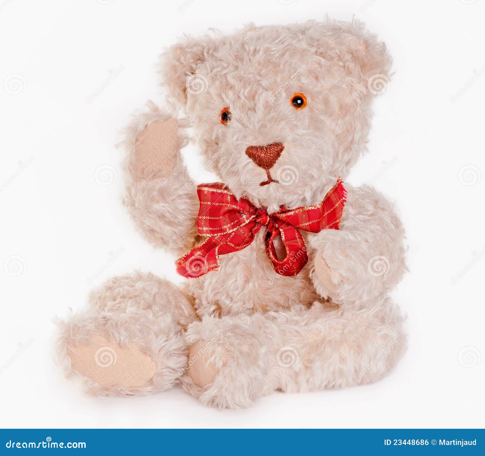 Cute teddy bear saying hi stock photo. Image of holiday - 23448686