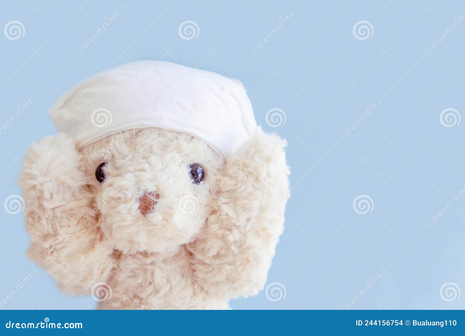 A cute teddy bear smiling stock photo. Image of childhood - 244156754
