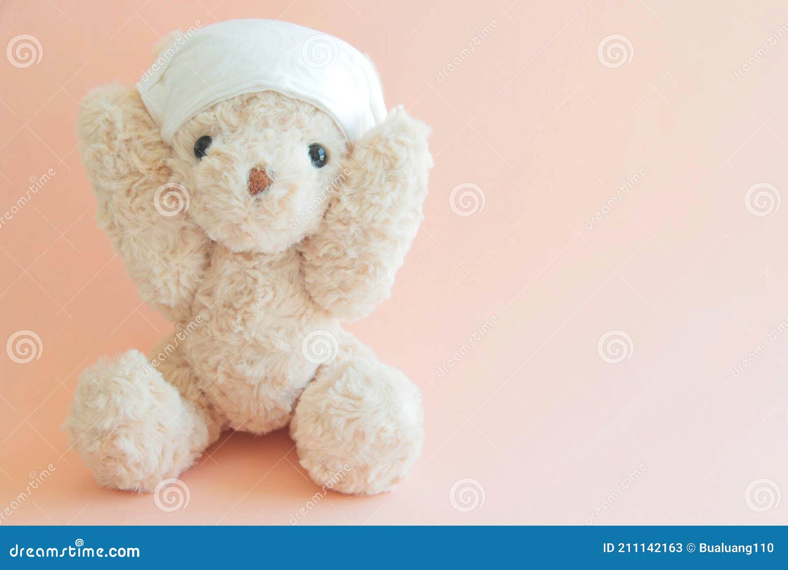 A Cute Teddy Bear Smiling and Looking at the Camera for a Good Portrait ...