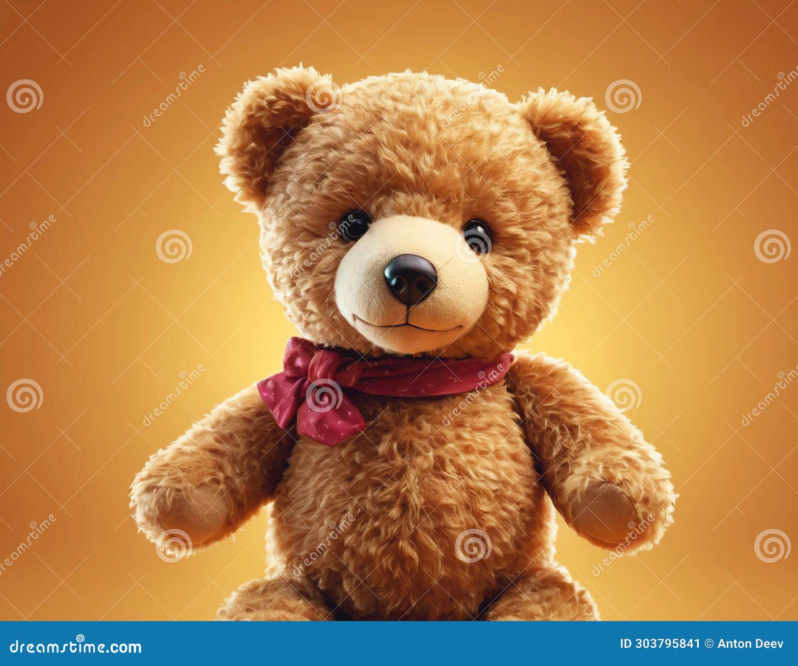 Cute Teddy Bear. Soft Plush Toy Stock Image - Image of stuffed, cuddly ...