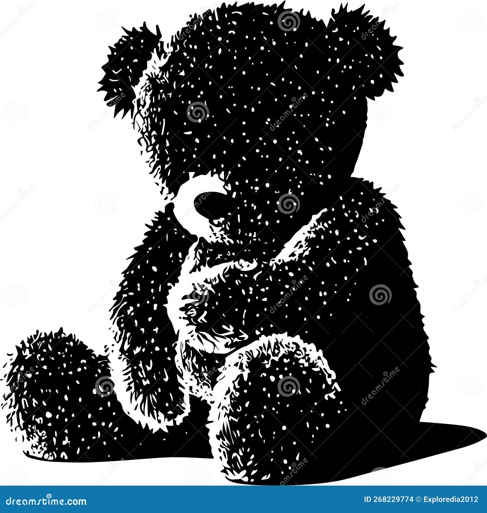 Cute Teddy Bear Stars Exposure Stock Vector - Illustration of icon ...