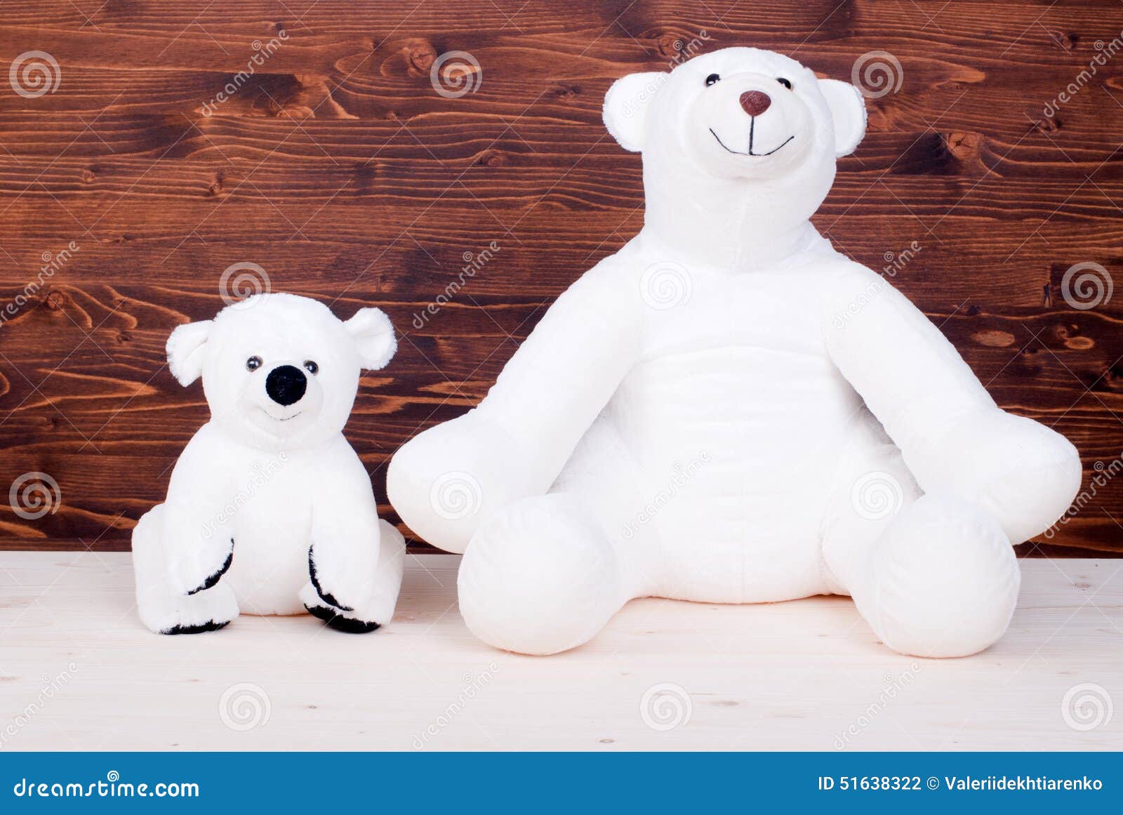 Cute Teddy Bear Toy on the Board Top View Stock Photo - Image of child ...