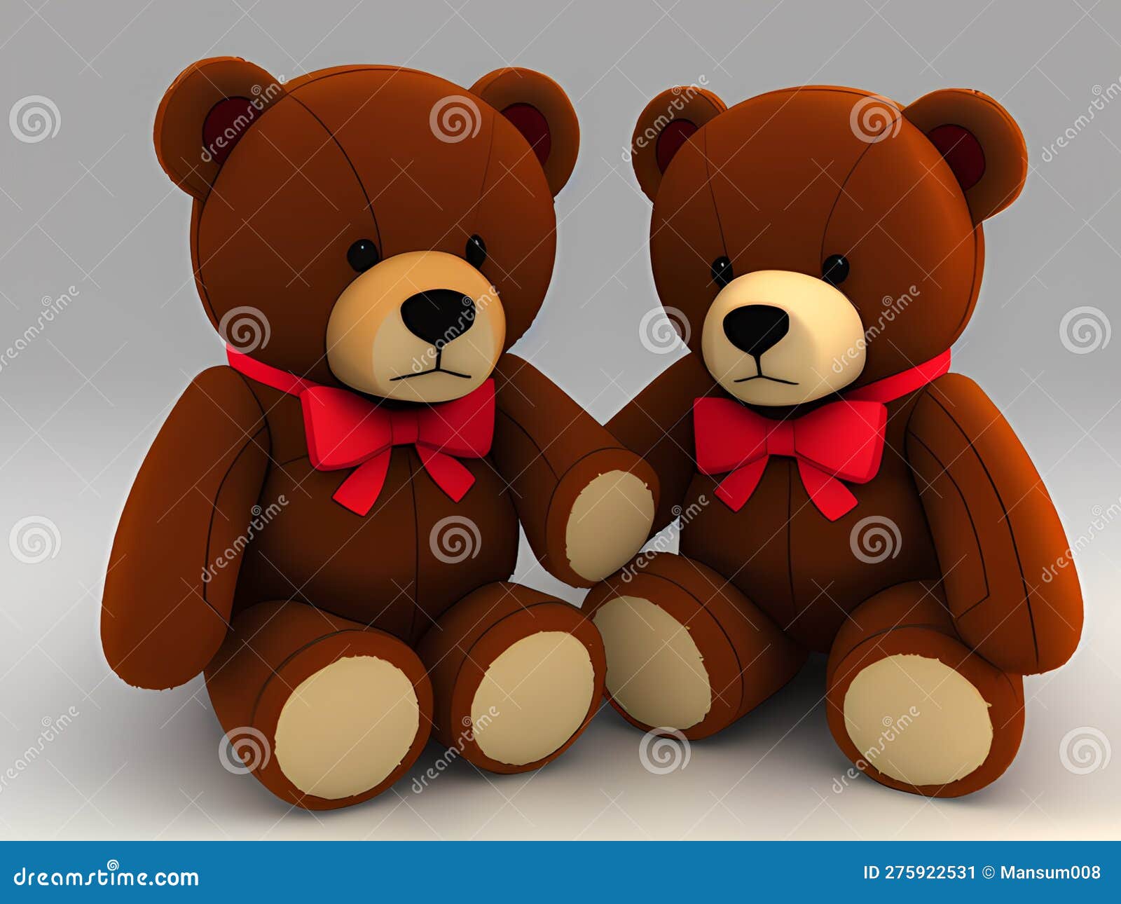 Cute Teddy Bear in the Room, Ai Generated Stock Illustration ...
