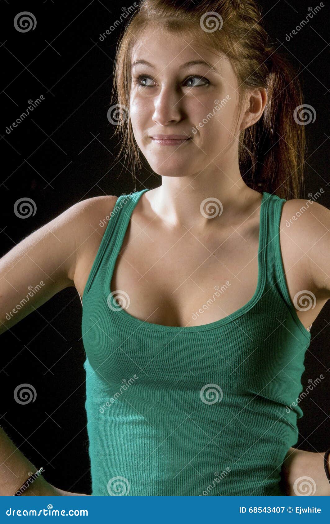 Cute Teenage Girl with Hands on Hips Stock Image - Image of teenager ... Cute Teenage Girl with Hands on Hips Stock Image - Image of teenager ...
