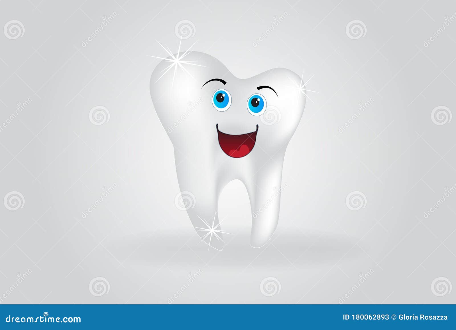 Cute Teeth Smiling 3D Logo Vector Stock Vector - Illustration of ...