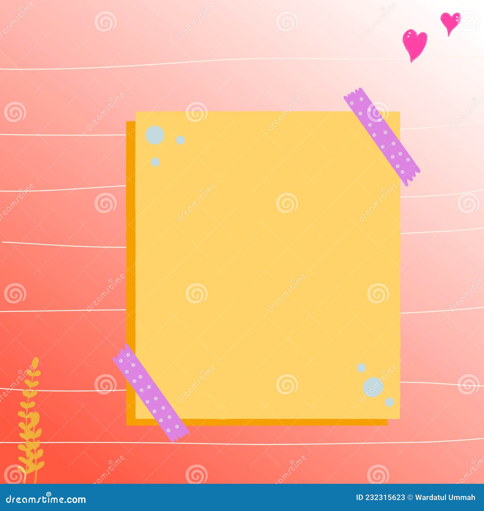 Cute Template As a Background Stock Illustration - Illustration of ...