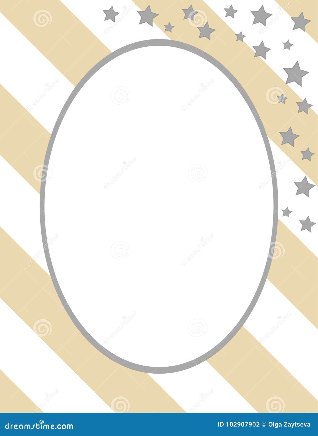 Cute template frame design stock illustration. Illustration of ...