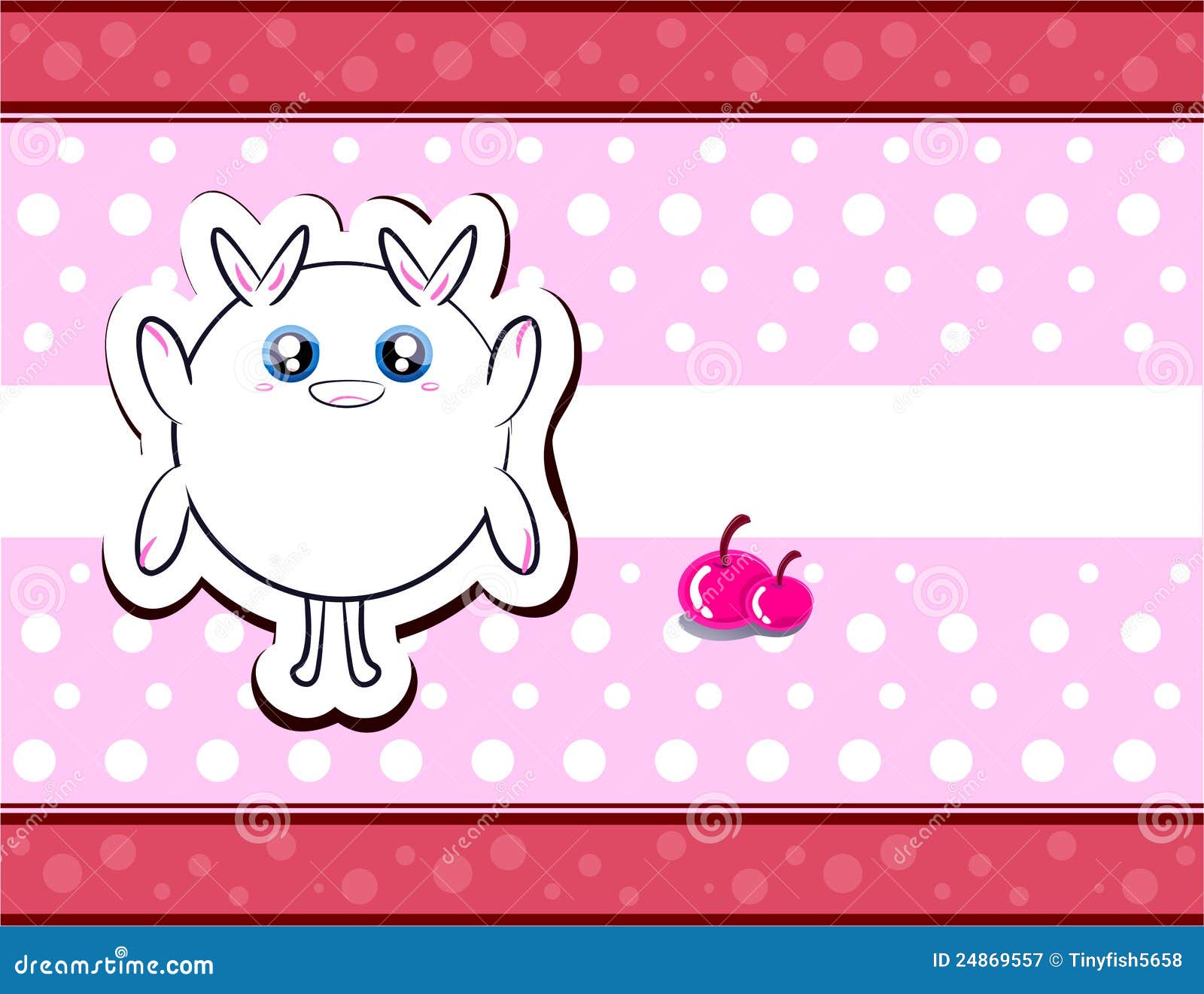 Cute Template Frame Design for Greeting Card Stock Illustration ...