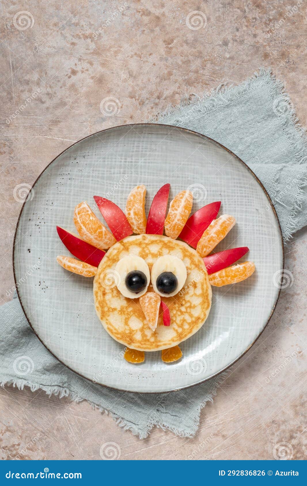 Cute Thanksgiving Turkey Pancake Stock Photo - Image of turkey, brunch ...