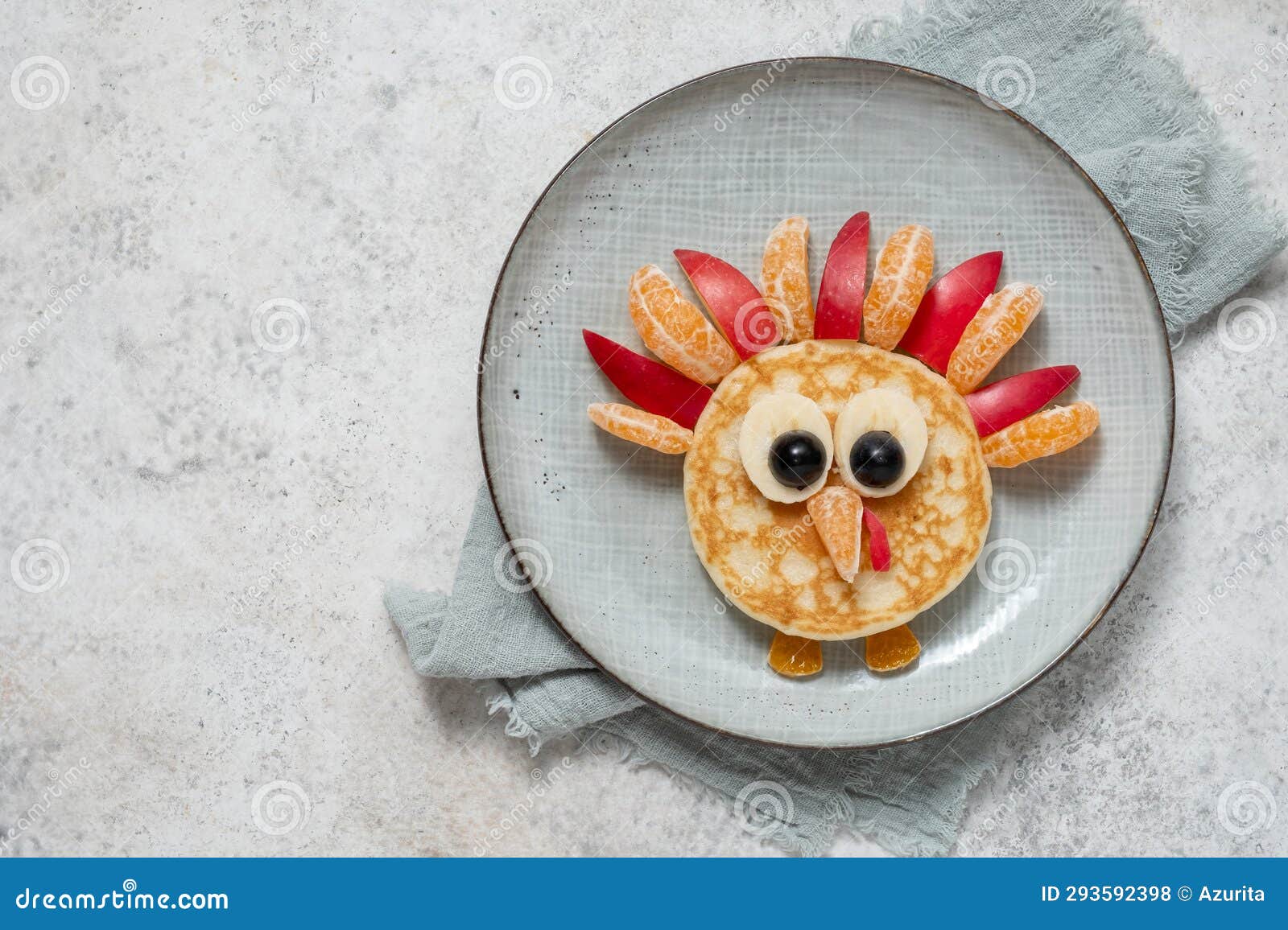 Cute Thanksgiving Turkey Pancake Stock Photo - Image of white, fall ...