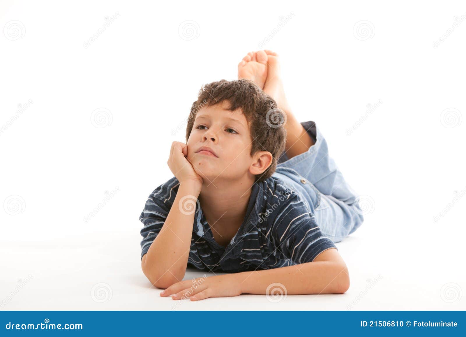 Cute thinking boy stock photo. Image of thought, young - 21506810