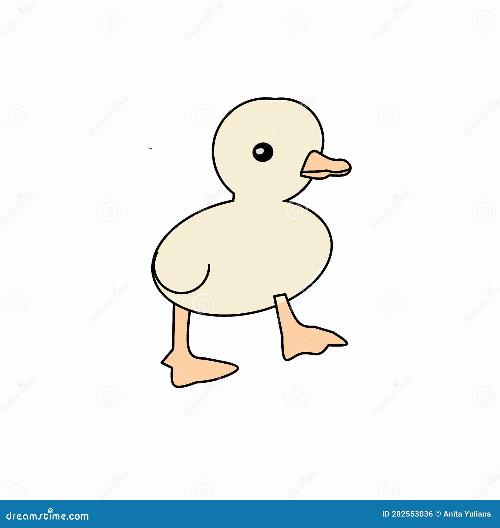 Duckling Cartoon Illustration | CartoonDealer.com #54111749