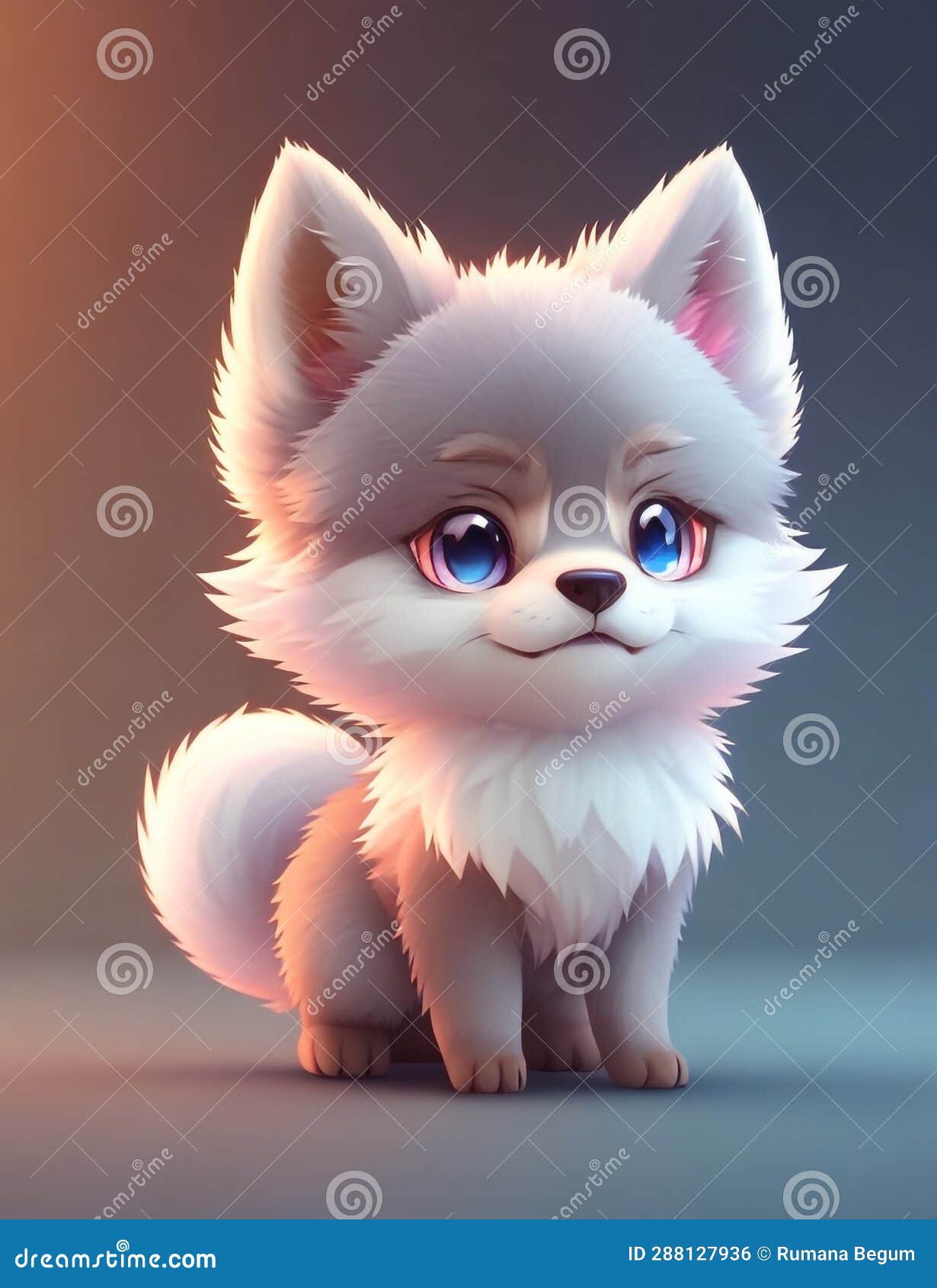 Anime Wolf Chibi