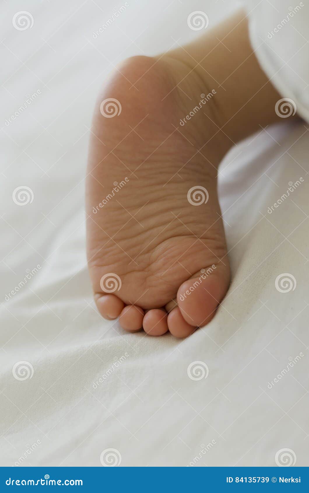Cute tiny little baby feet stock image. Image of closeup - 84135739
