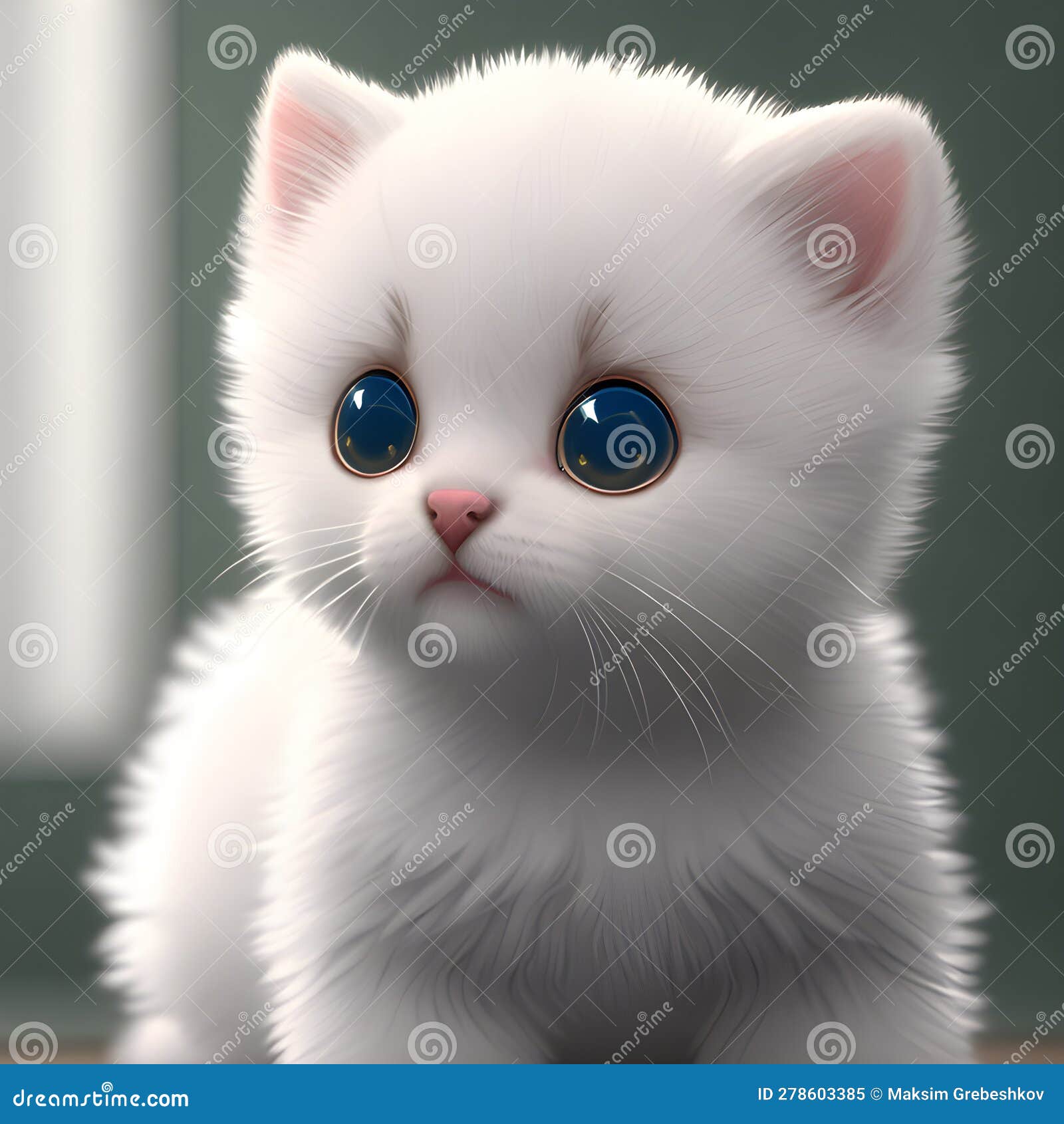 Cute Tiny Kitty Corgi Cub , Generative AI Stock Illustration ...