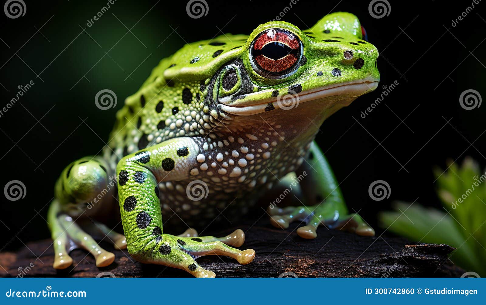 A Cute Toad Sitting in Nature, Looking at the Camera Generated by AI ...