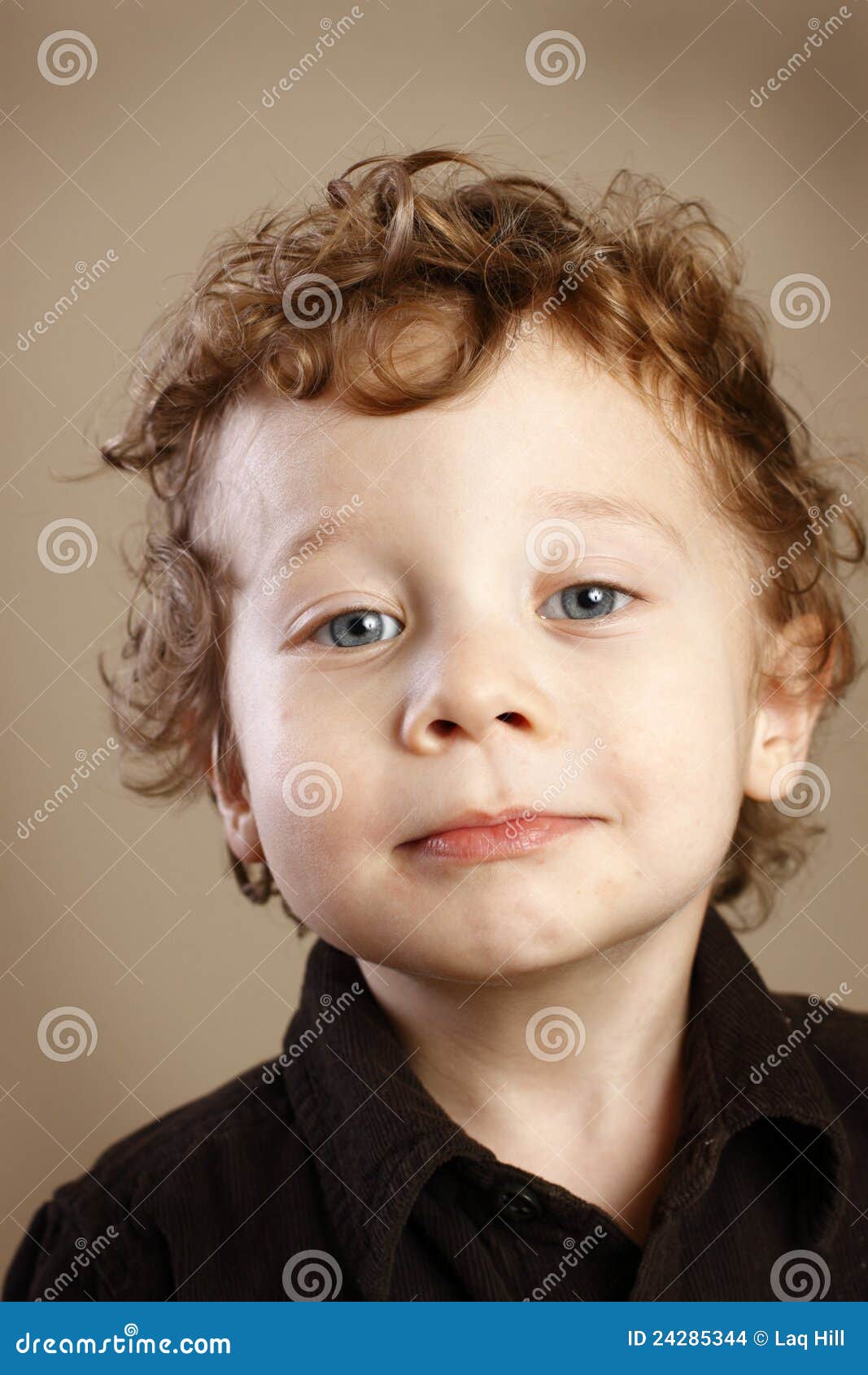 Cute Toddler with Ringlets stock photo. Image of caucasian - 24285344