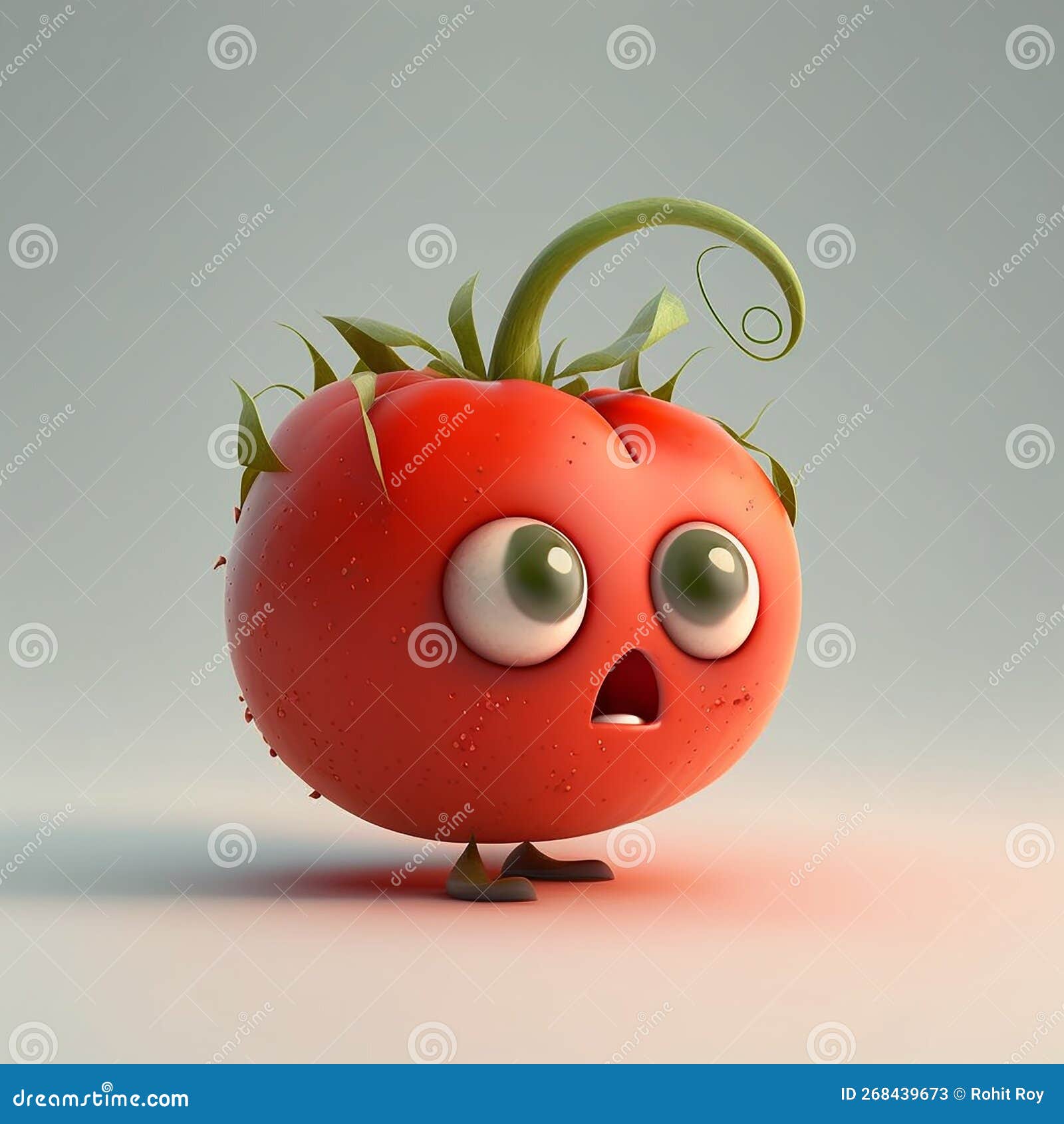 Cute Tomato Character stock illustration. Illustration of cartoon ...
