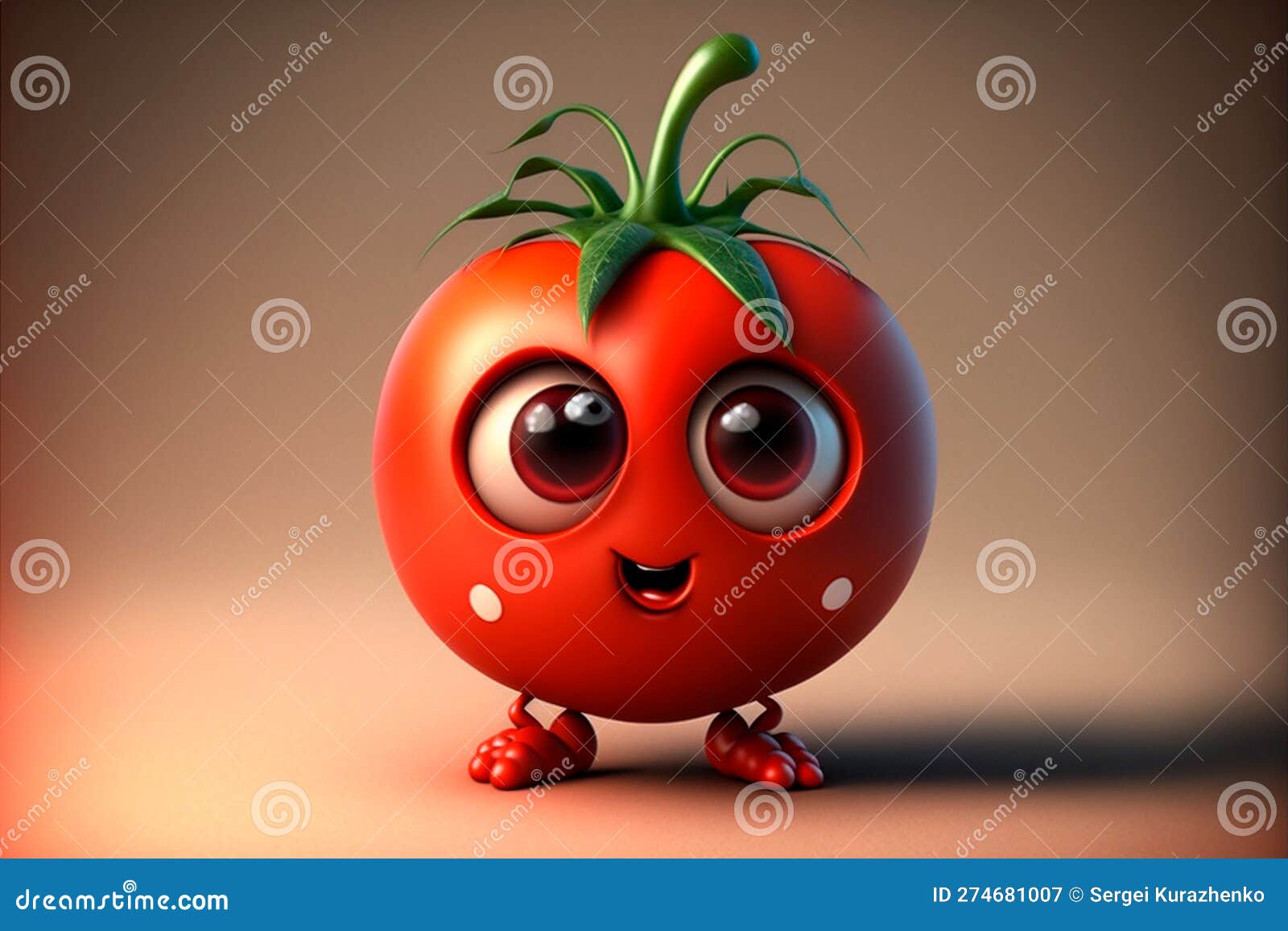 Cute Tomato Character. stock illustration. Illustration of expressive ...