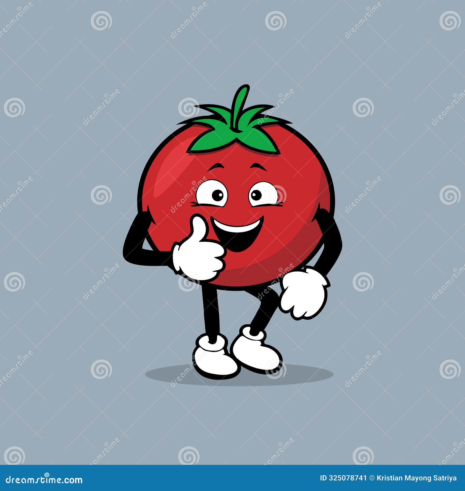 Red Tomato Fruit, Advertising Poster With Vegetable, Illustration Of ...