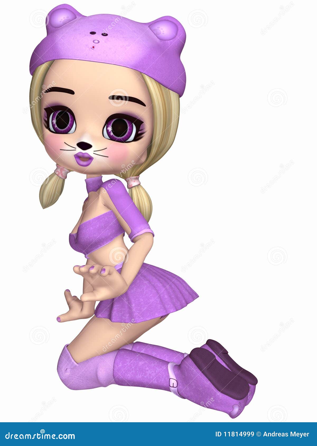 Cute Toon Figure stock illustration. Illustration of friend - 11814999