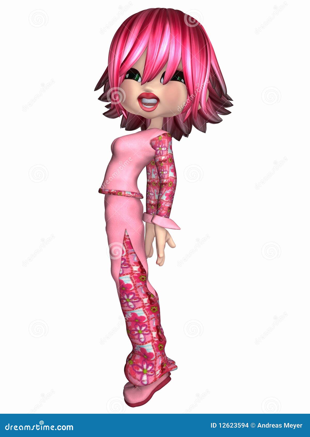 Cute Toon Figure stock illustration. Illustration of anime - 12623594