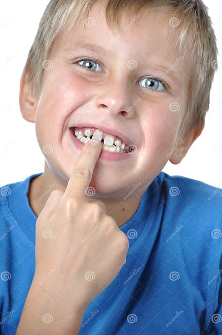 Cute toothless boy stock image. Image of childhood, good - 11304859