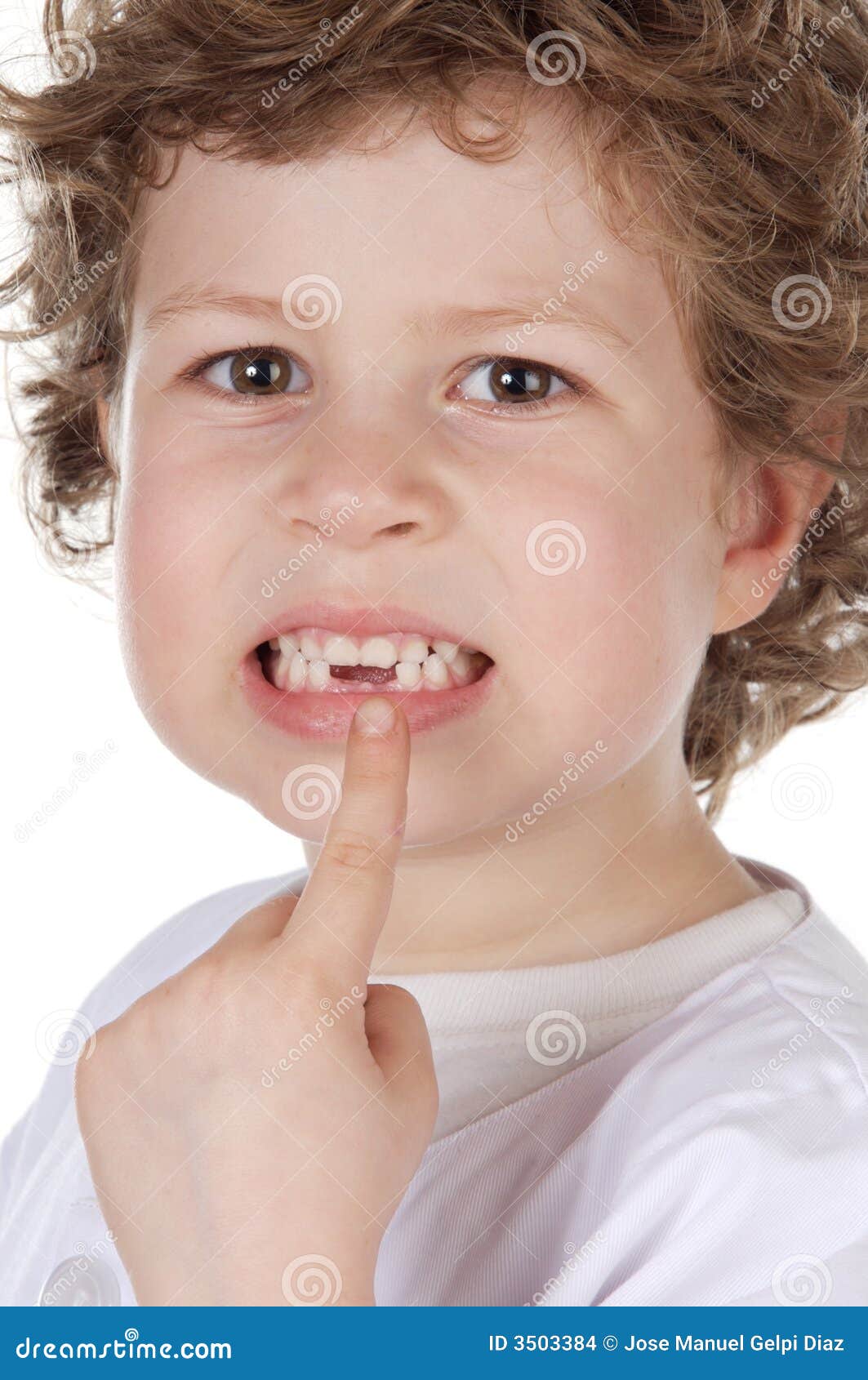 Cute toothless boy stock photo. Image of dental, missing - 3503384