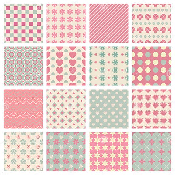Cute and trendy patterns stock vector. Illustration of graphic - 41435133
