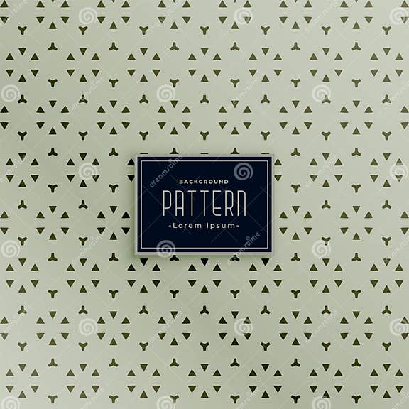 Cute Triangle Shape Pattern Background Design Stock Vector ...