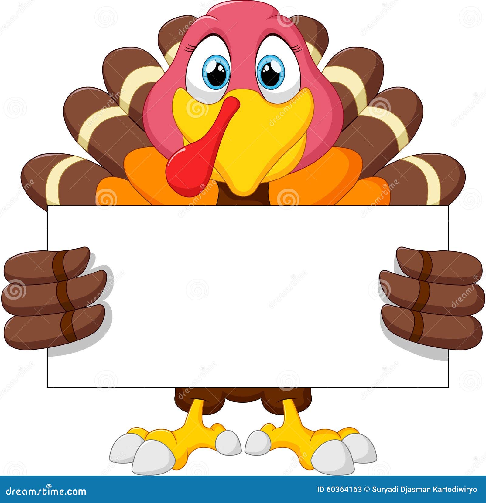 Cute turkey cartoon stock illustration. Illustration of humor - 60364163