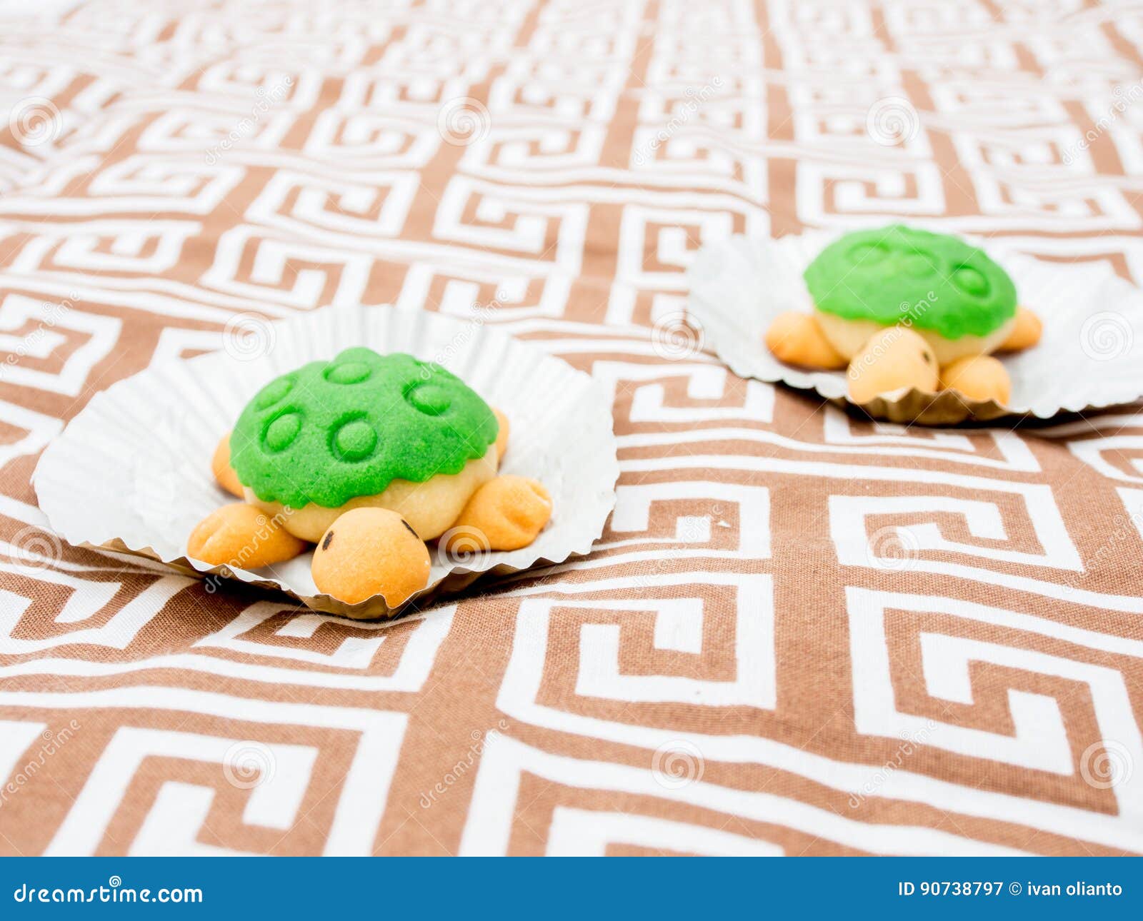 Cute Turtle Shaped Cake Royalty-Free Stock Photography | CartoonDealer ...